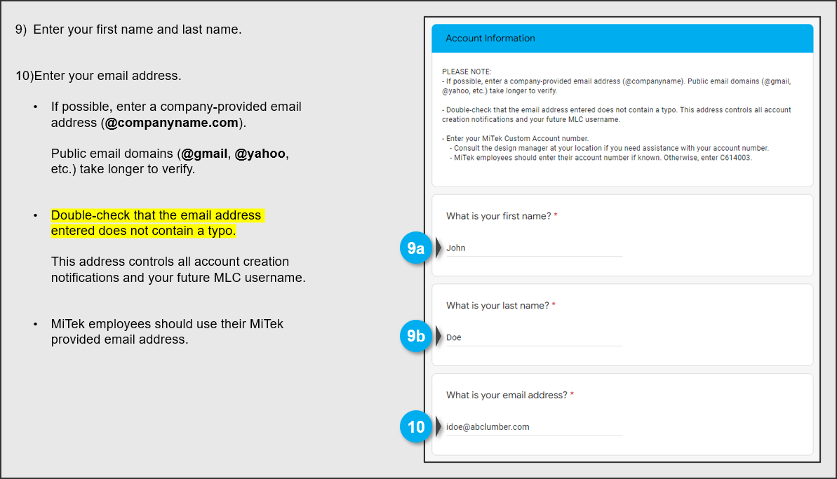 Virtual Training - How to Request an MLC Account