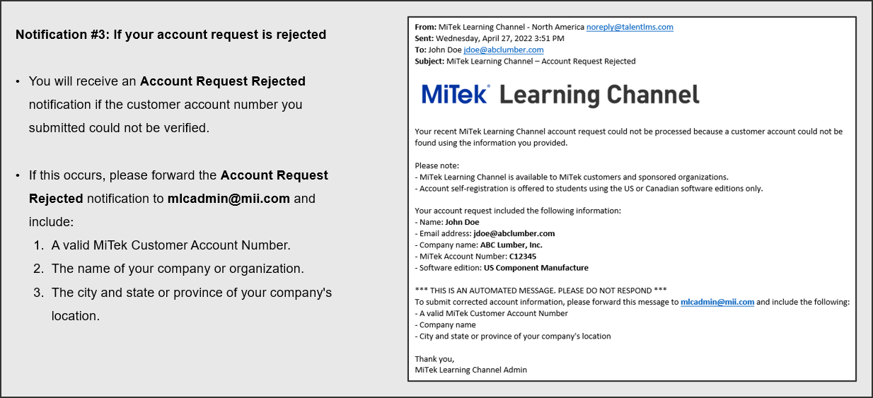 Virtual Training - How to Request an MLC Account